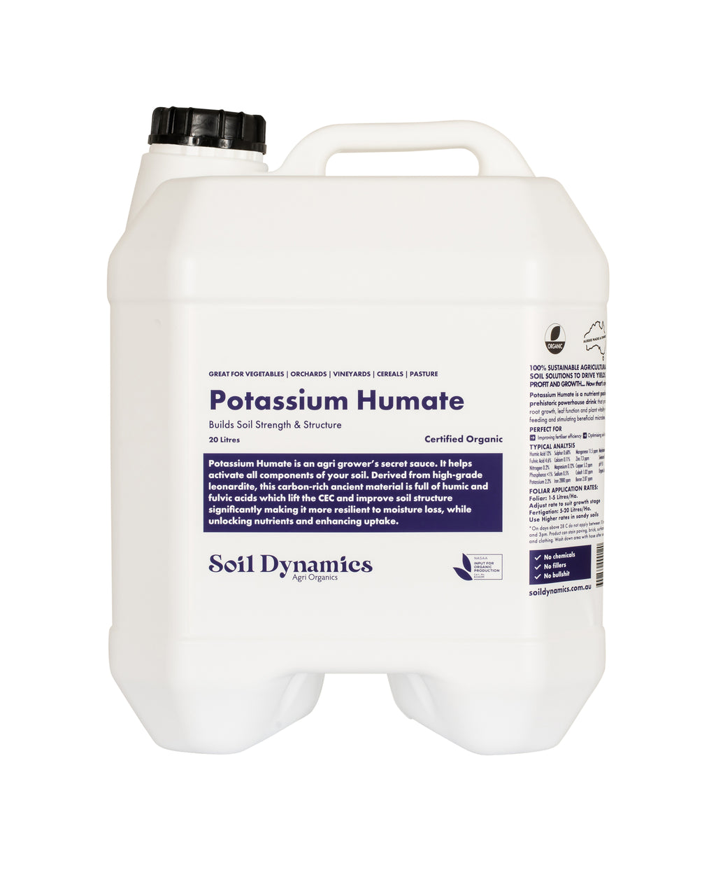 Potassium Humates Fertilisers - Soil Dynamics